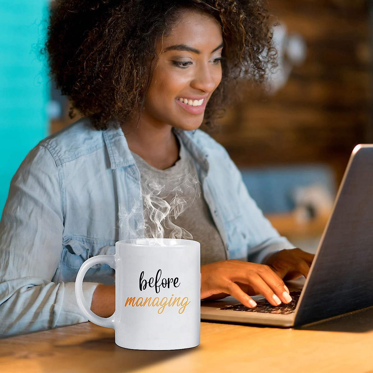 Gifts for Women, Before Managing, After Managing 11 oz Coffee Mug and 18 oz Stemless Wine Glass Set, Unique Boss Lady Appreciation Gifts for Women, Her, Mom, Coworker, Manager, Teacher, Boss