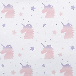 Sleeping Partners Kids 3PC Twin Size Sheet Set, Ombre Unicorn