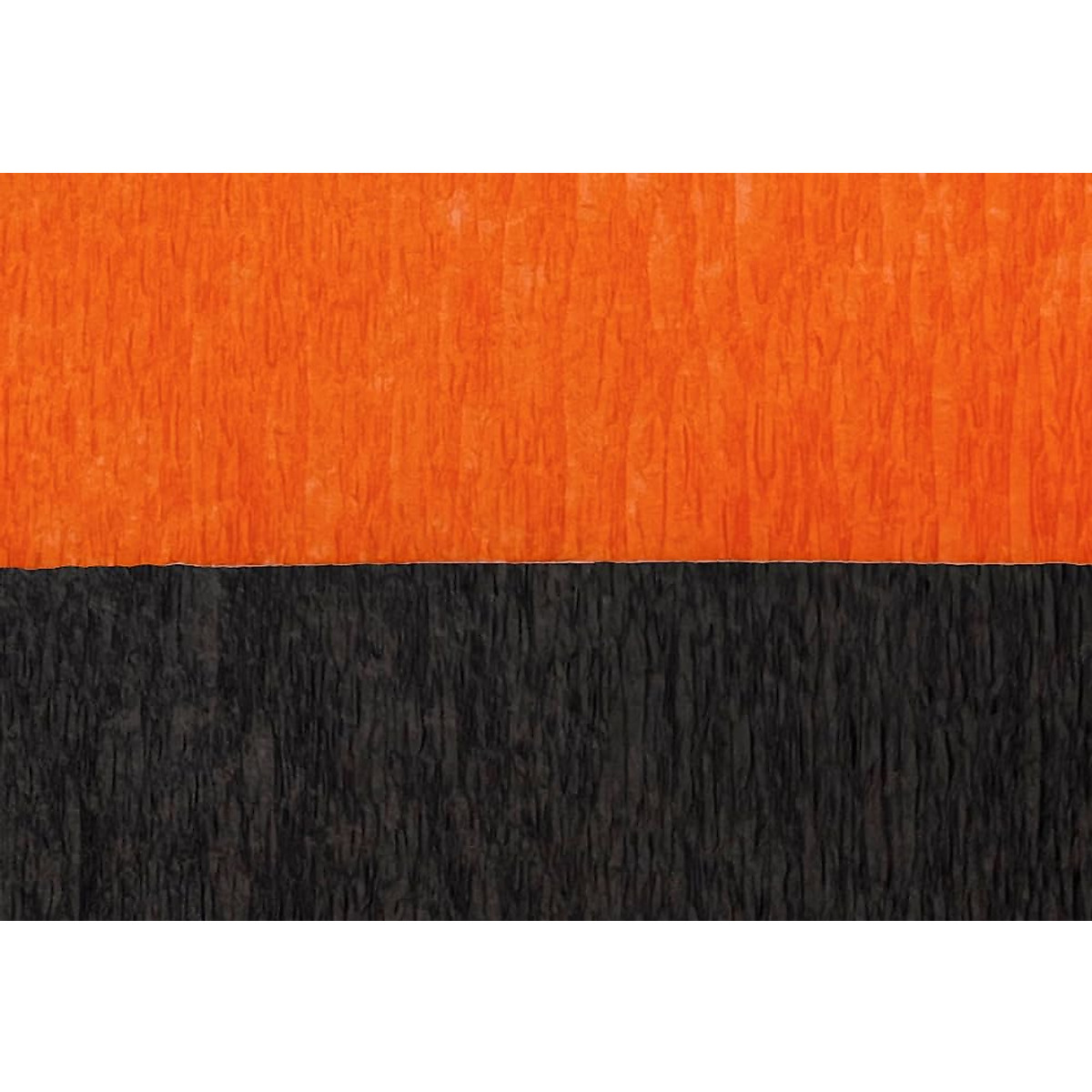 2 Orange Rolls and 2 Black Crepe Streamers