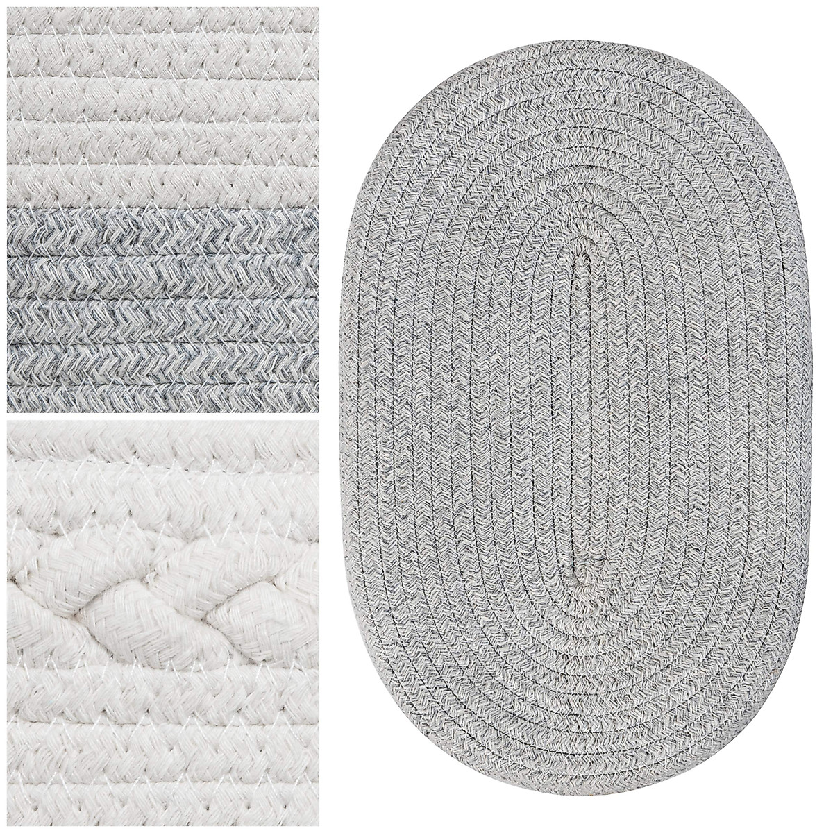 StarHug Baby Diaper Caddy Organizer – Baby Shower Basket with 2 Inner Pockets, Cleanable Interior, 100% Cotton Rope, Eco-Friendly, Large