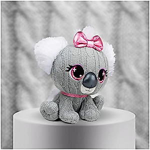 GUND P.Lushes Designer Fashion Pets Victoria Melbie Premium Koala Stuffed Animal, Gray and Pink, 6”