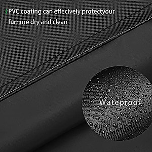 Patio Furniture Set Cover Outdoor Sectional Sofa Set Covers Waterproof Outdoor Dining Table Chair Cover 128 Inch