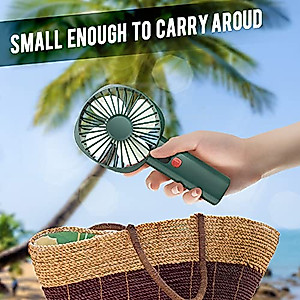 Flora Element Small Air Conditioner, Portable Cooling Fan, 5 Speeds Small Desk Fan, Screen Display Air Conditioner Fan-2