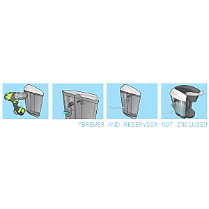 Filtered Water Refill Do-It-Yourself Kit, For Non-Commercial Keurig Coffee Brewers by PureWater Filters