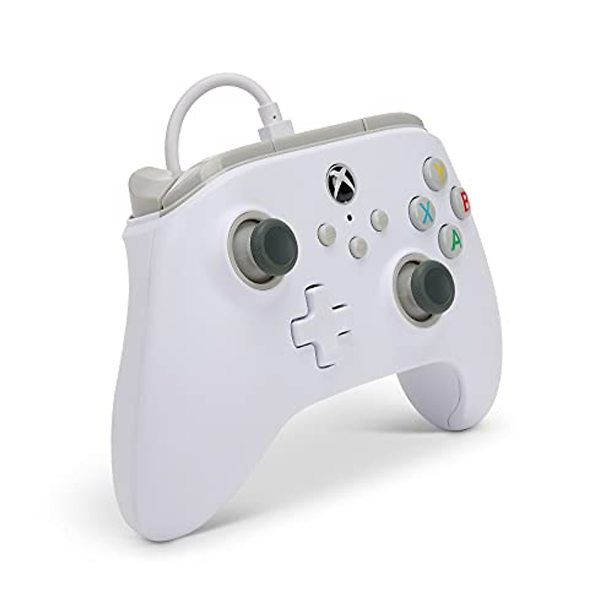 PowerA Wired Controller for Xbox Series X|S - White, gamepad, video game / gaming controller, works with Xbox One