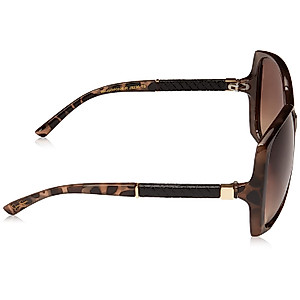 Jessica Simpson Womens J5236 Oversized Rectangular Sunglasses With Uv400 Protection. Glam Gifts For Her, 60 Mm, Tortoise, 60 Mm US