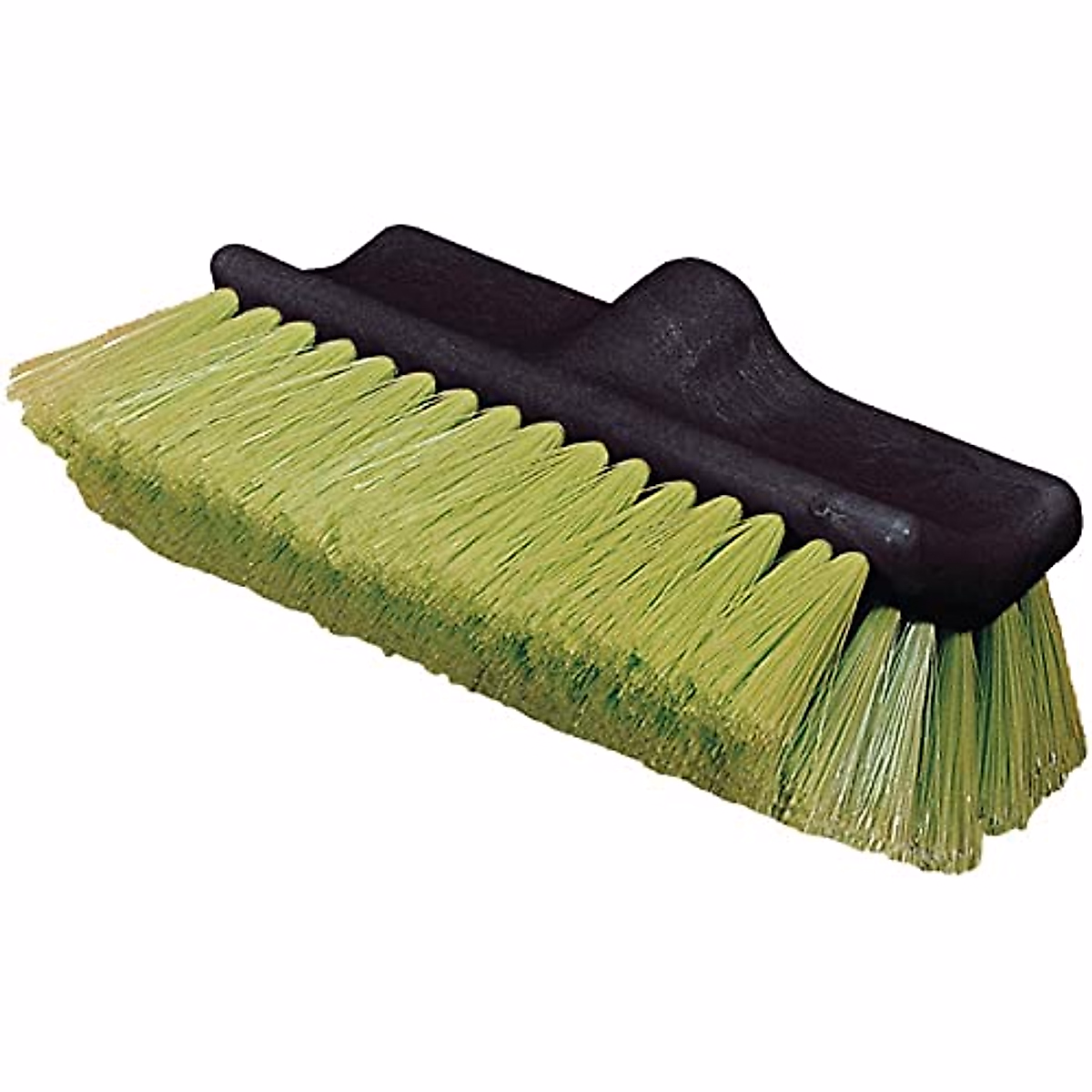 SPARTA 36129775 Flo-Thru Dual Surface Wash Brush Nylex Bristles, 2-3/8" Bristle Trim, 10" Length x 4" Width, Green