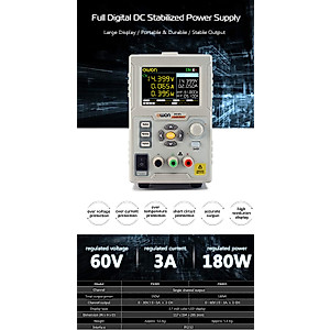 LILLIPUT OWON P4305 Single Channel 150W Maximum Output 0-30V / 0-5A Output 1mV/1mA Linear DC Power Supply