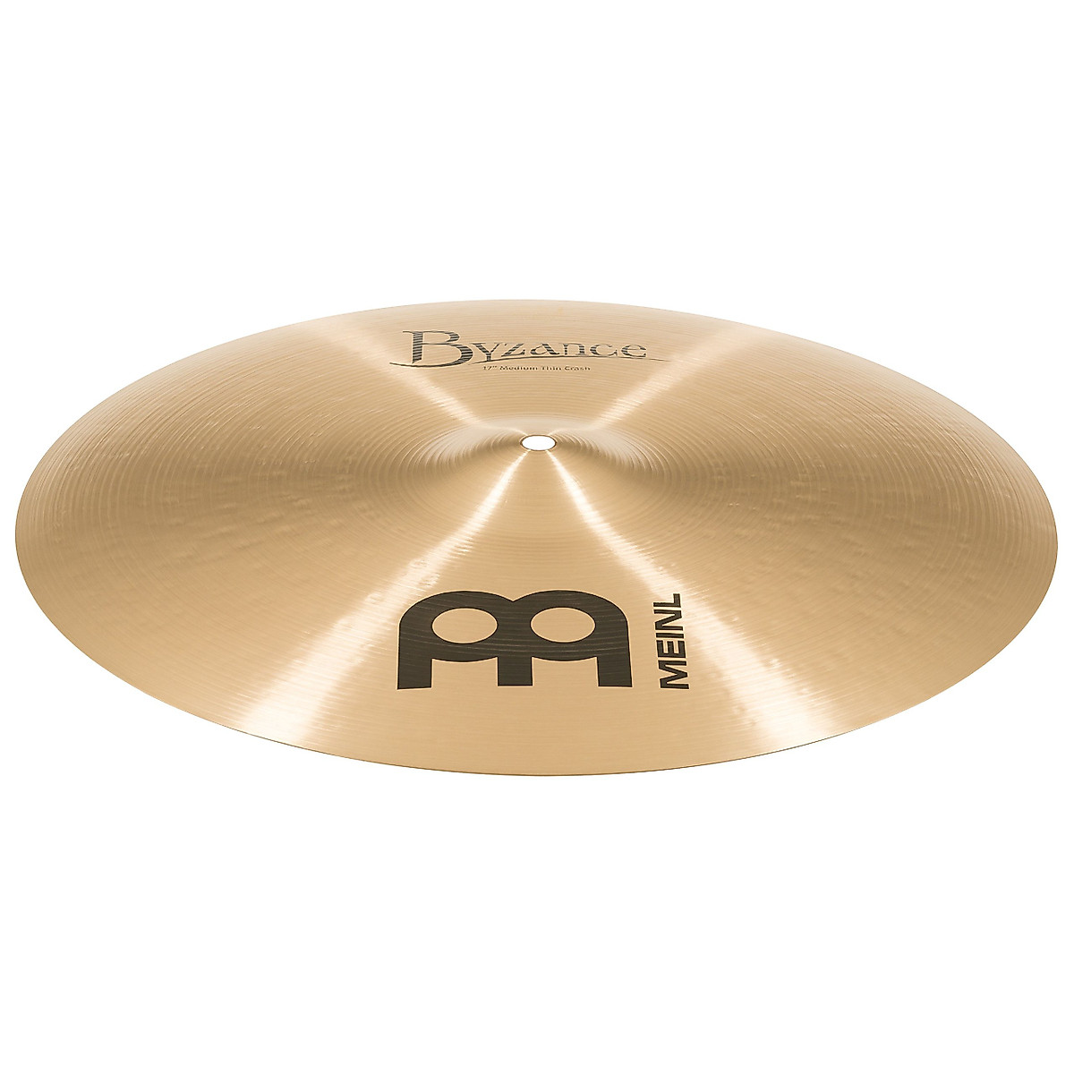 Meinl Cymbals B17MTC Byzance 17-Inch Medium Thin Traditional Crash Cymbal (VIDEO),metallic