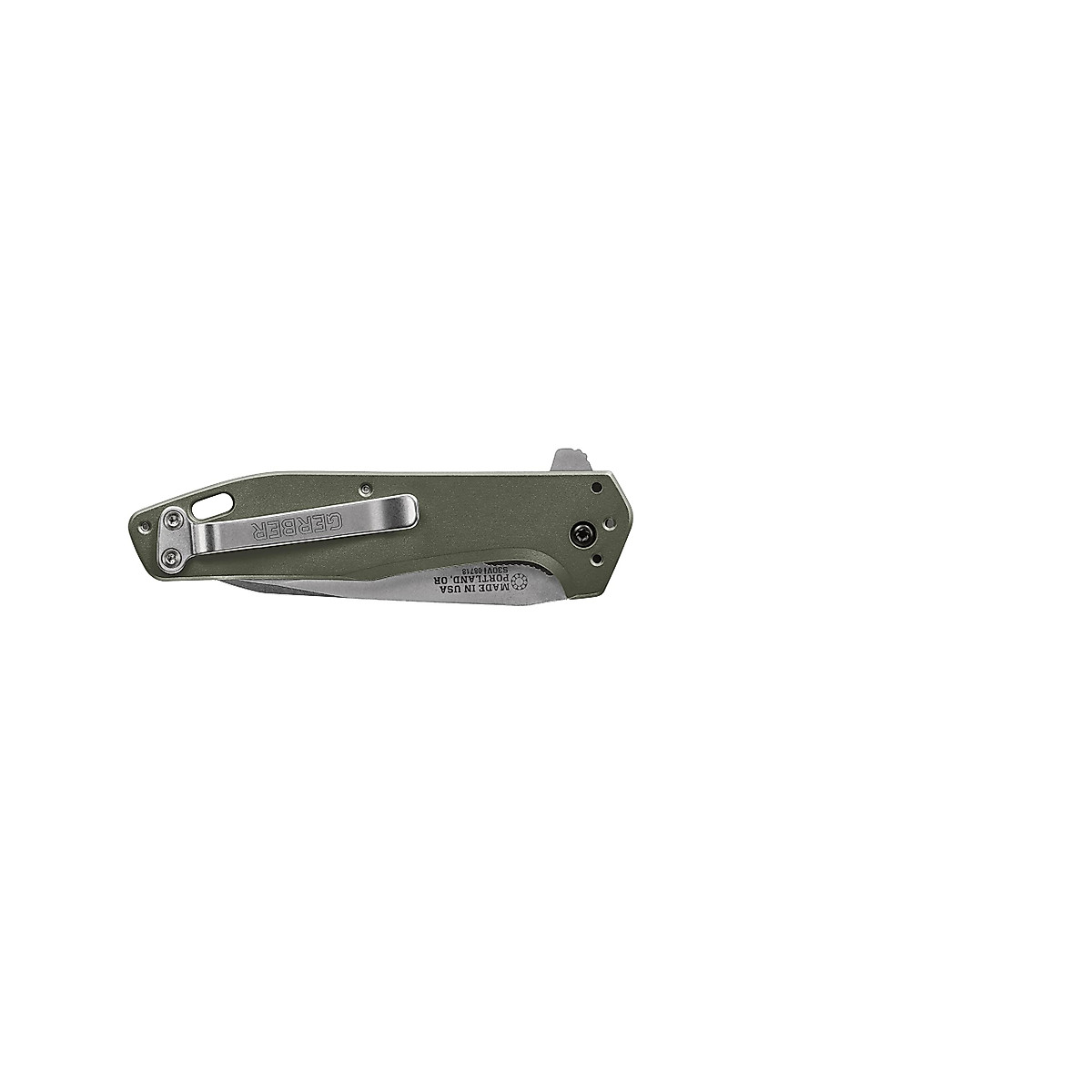 Gerber Gear Fastball - Folding Knife with Lock Release for EDC Gear - Flat Sage