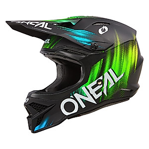 O'Neal 3SRS Helmet Adult Voltage Black/Green Medium
