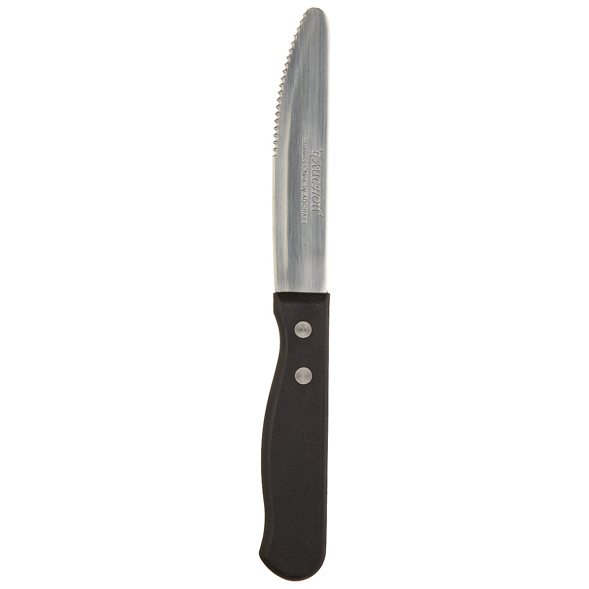 Adcraft Gaucho GSK-62 9.75" Overall Length, Steak Knives with Polypropylene Handle and Rounded Blade (Case of 12)