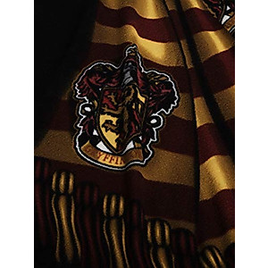 Northwest Comfy Throw Blanket with Sleeves, 48 x 71 Inches, Winter Potter