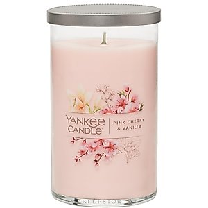 Yankee Candle Pink Cherry & Vanilla Medium Pillar Candle