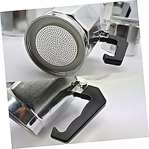 LABRIMP Coffee Machine Espresso Concentrate Espresso Pot Stovetop Stainless Tea Kettle Mocha Coffee Pot Induction Tea Kettle Concentrated Coffee Stovetop Espresso Maker Pot Espresso Silver