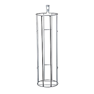 Rubbermaid FastTrack Alloy Steel Garage Storage Vertical Ball Rack, Garage Organization, Stackable Ball Cage for Garage Organizer,Silver