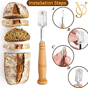 YJ DESIGNS 10 Pieces Banneton Bread Proofing Basket Set of 2-10" Round & 9.6" Oval - Sourdough Bread Baking Supplies - Bread Making Tools and Supplies - Sourdough Starter Kit - Bread Proofer