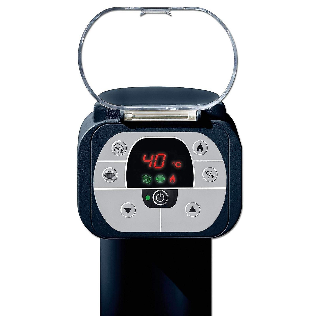 Intex 28409E PureSpa 6 Person Home Outdoor Inflatable Portable Heated Round Hot Tub Spa 85-inch x 28-inch with 170 Bubble Jets, Built in Heat Pump, and Drink Cup Holder Refreshment Tray (2 Pack)