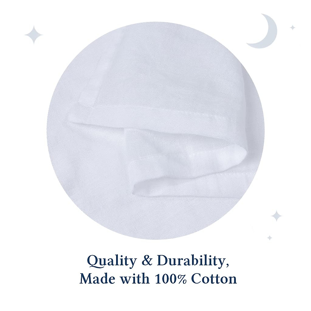 Cosy House Collection 6-Pack Kitchen Flour Sack Towels - 27" x 27" Reusable Dish Towels - Multi-Purpose, Versatile, & Absorbent - 100% Cotton