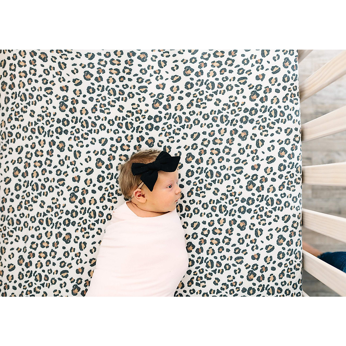 Premium Fitted Knit Crib Sheet/Toddler Sheet Zara by Copper Pearl