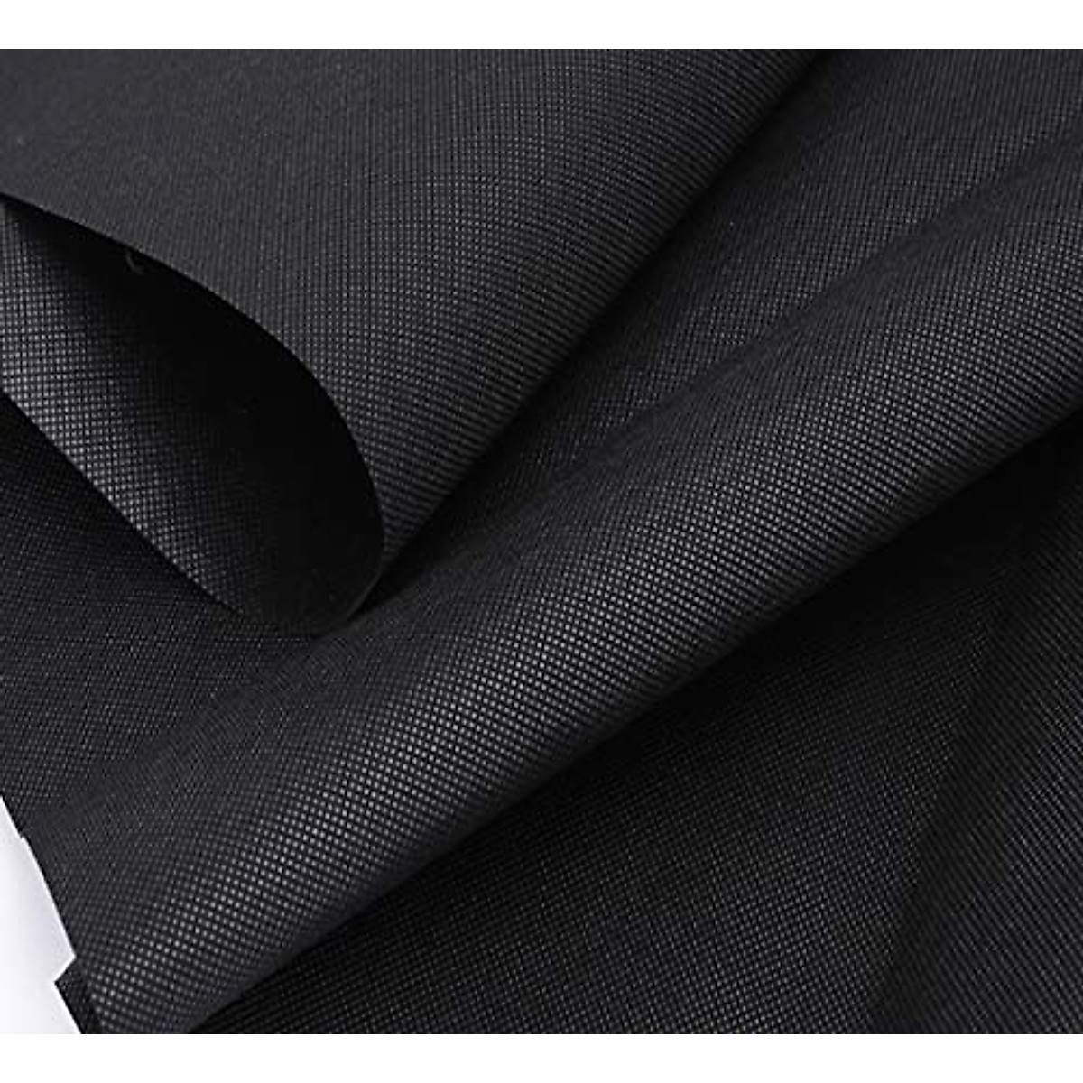 Non-Woven Fabric high-Density and Thickening Renovation Sofa DIY Home (60 in * 3 Yds, Black)