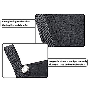 X XBEN Vertical Wall Hanging Planters, 7 Pockets Indoor Outdoor Large Grow Bags for Balcony Garden Yard Office Home Decoration