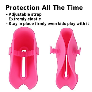 Bath Spout Cover, Faucet Cover Baby Bathroom Tub Faucet Cover Protector for Kids, Bathtub Spout Cover for Baby Kids Toddlers Protection Accessories Baby Safety Universal Bath Silicone Toys Whale Pink