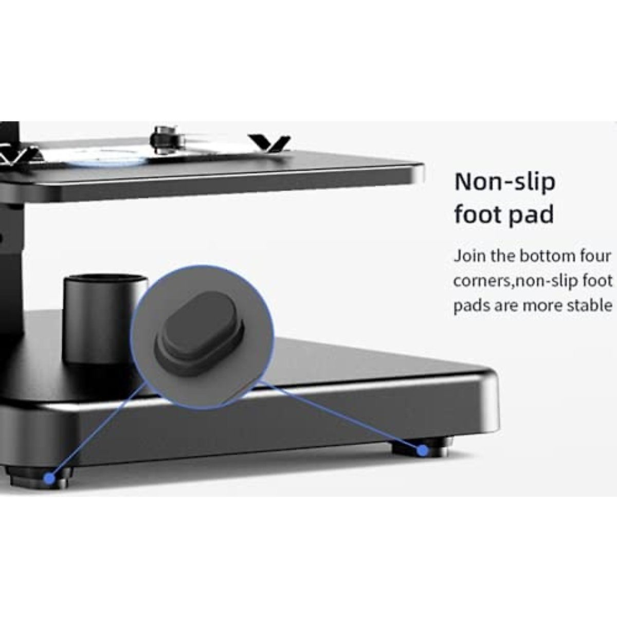 Digital Microscope, 0X-2000X Biological Microscope, WiFi ＆ USB Connection with Dual Lens, 11 LEDs, iOS ＆ Android Windows MacOS Compatible, for School Laboratory Home Education