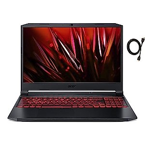 acer Nitro 5 15.6" FHD IPS 144Hz Premium Gaming Laptop, 11th Gen Intel 6-Core i5-11400H Upto 4.5GHz, 32GB RAM, 1TB PCIe SSD, NVIDIA GeForce RTX 3050Ti, Backlit Keyboard, Windows 11 Pro + HDMI Cable