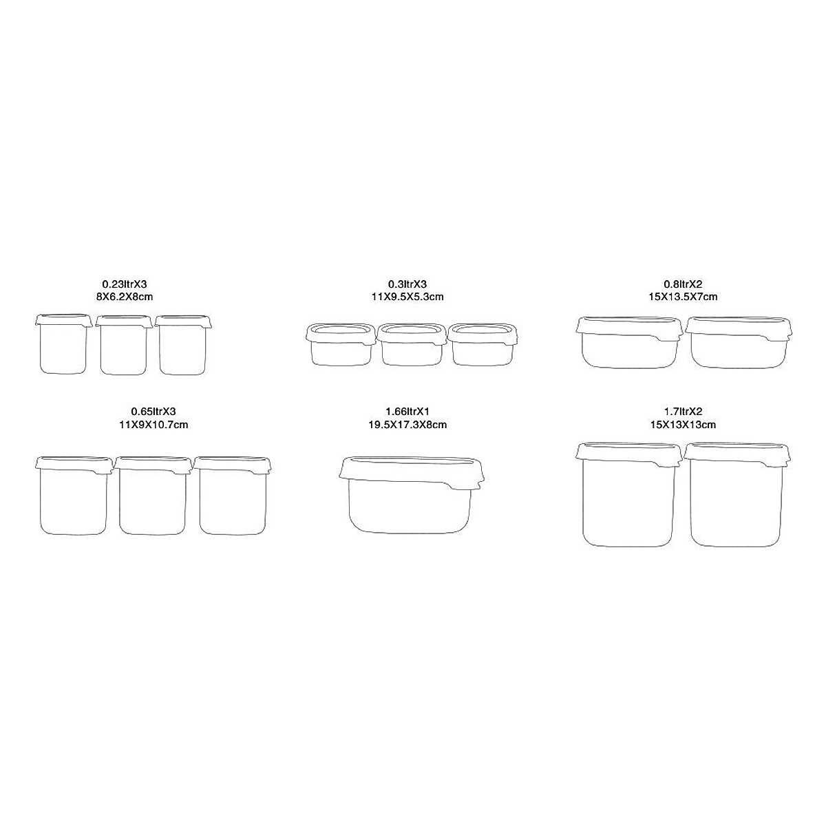 KARMAS PRODUCT 28 Piece Food Storage Container Set with Easy Locking Lids,BPA Free and 100% Leak Proof,Plastic (Milky, 28-Piece)