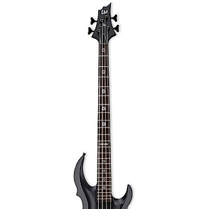ESP LTA604FRXBLKS-KIT-2 Tom Araya Signature Series 604FRX Electric Bass, Black Satin