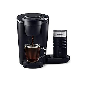 Keurig K-Latte Single Serve K-Cup Coffee and Latte Maker, Comes with Milk Frother, Compatible With all Keurig K-Cup Pods, Matte Black