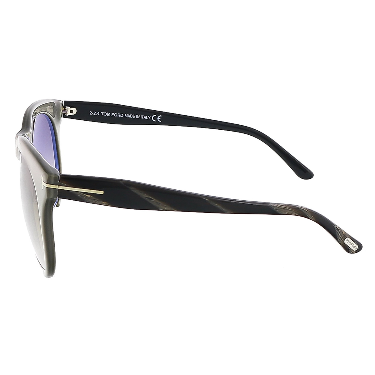 Tom Ford FT0365 38B Bronze Leona Round Sunglasses Lens Category 3 Size 59mm