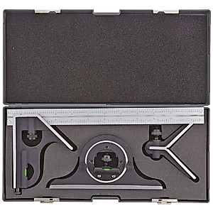 Fowler 52-370-012-0, 4 Piece Combination Square Set With 12" Blade