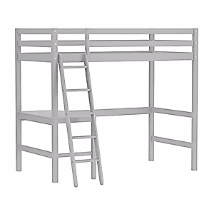Hillsdale Furniture Caspian Twin Loft Bed, Gray