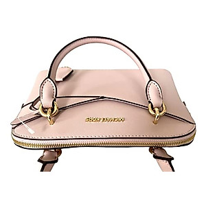 Michael Kors Jet Set Medium Logo Dome Satchel (Powder Blush)