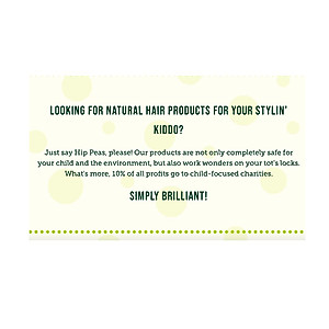 Hip Peas Natural Hair Shampoo, Sulfate Free, All Hair Types (32 fl oz / 946 ml)