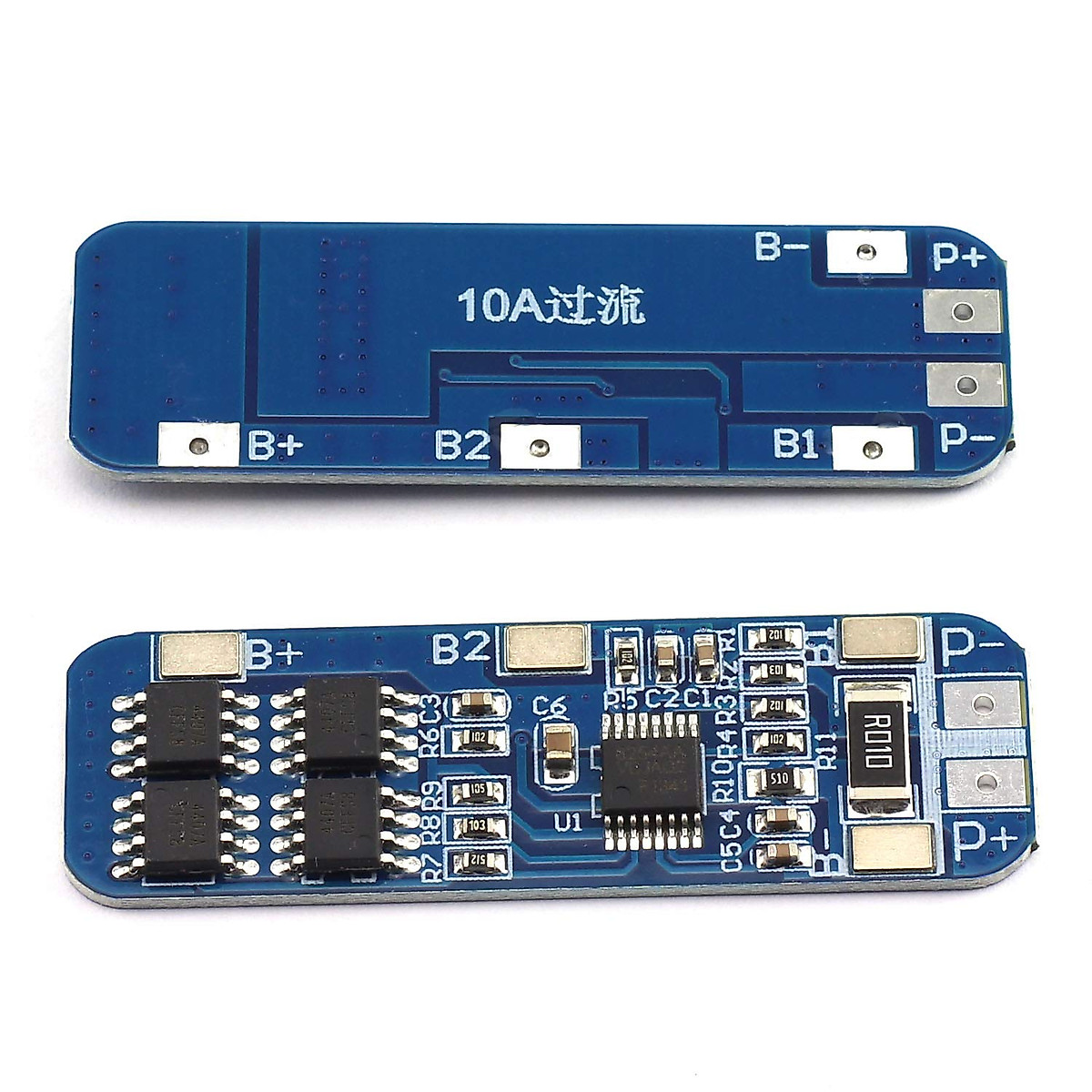 DGZZI 2PCS 3S 12V 18650 10A BMS Charger Module Li-ion Lithium Battery Protection Board Circuit Board 10.8V 11.1V 12.6V