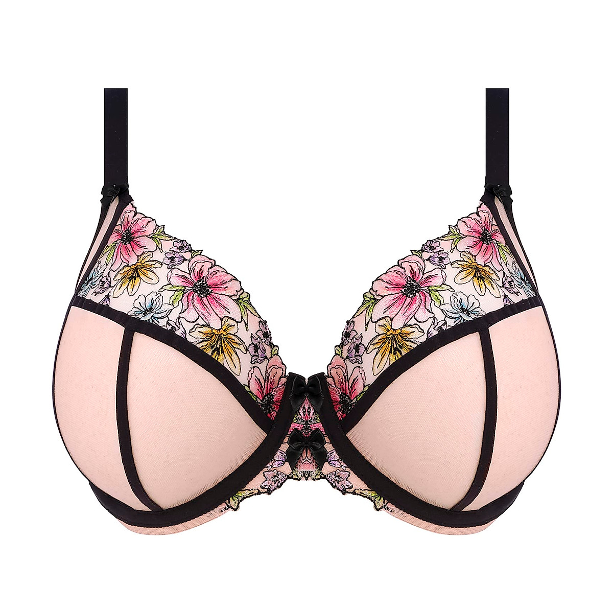 Elomi Carrie Underwire Plunge Bra Ballet Pink 40K (US 40O)