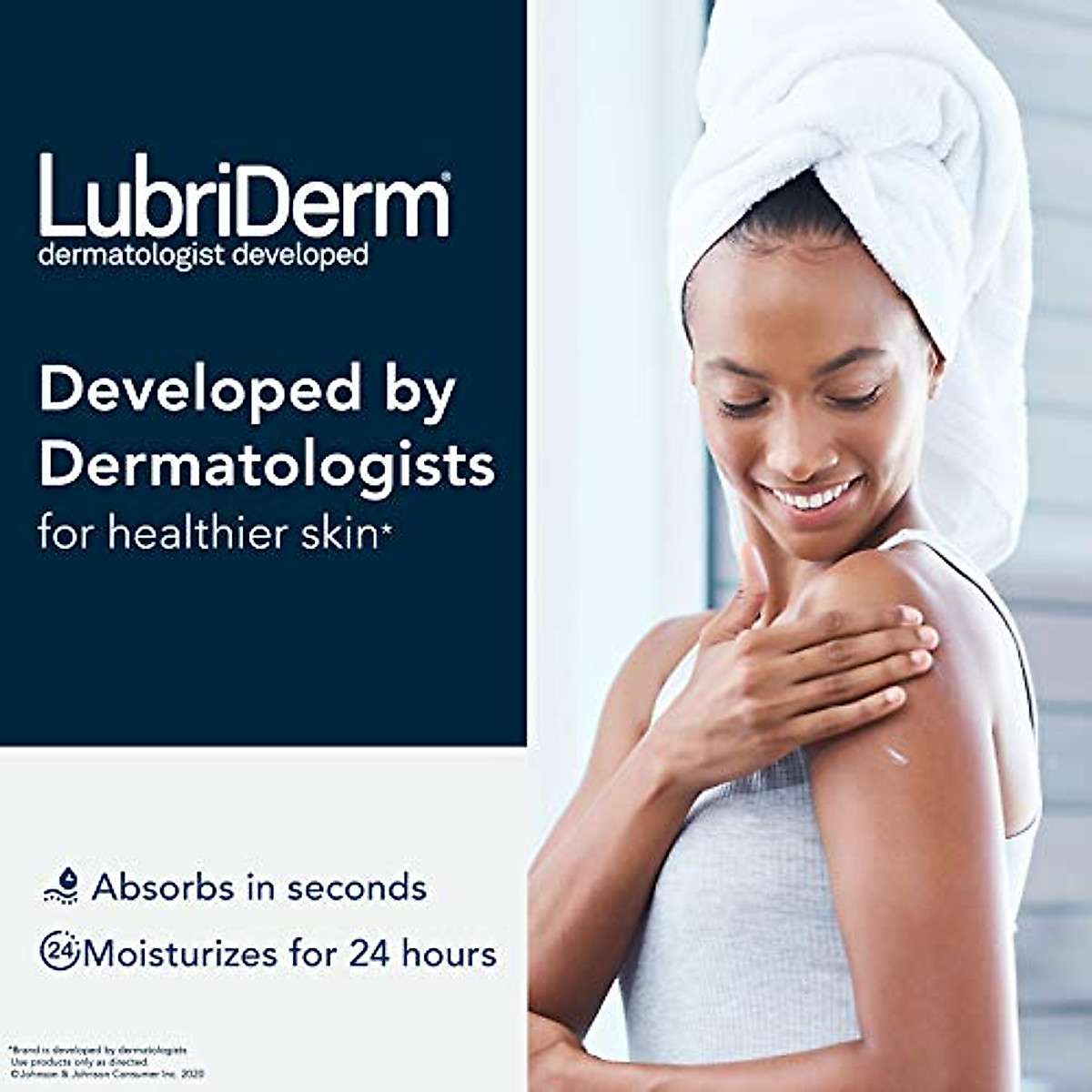 Lubriderm Advanced Therapy Moisturizing Lotion with Vitamins E and B5, Deep Hydration for Extra Dry Skin, Non-Greasy Formula, 16 fl. oz