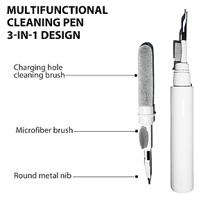 SKPY Case for Google Pixel Buds Pro with Snap Switch Security Clip, with Cleaning Pen Protective Black Pixel Buds Pro Case with Carabiner & Lanyard