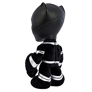 ?Marvel Black Panther Heart of Wakanda Plush Figure with Lights and Sounds, Soft Doll for Fans and Collectors