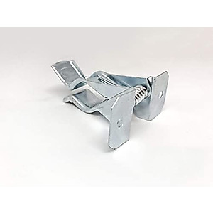 Bulldog Clamp (10 Pack) Spring Grip Garage Closet Wall Organizer for Brooms, Mops, Rakes, Etc.