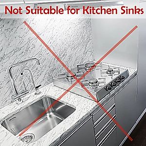 ProSuites 2PCS Bathroom Sink Drain Strainers fit Hole Size 1.2"-1.6" Stainless Steel Bathtub Hair Catcher Cone Shaped Water Drain with 2PCS Strainers Cover