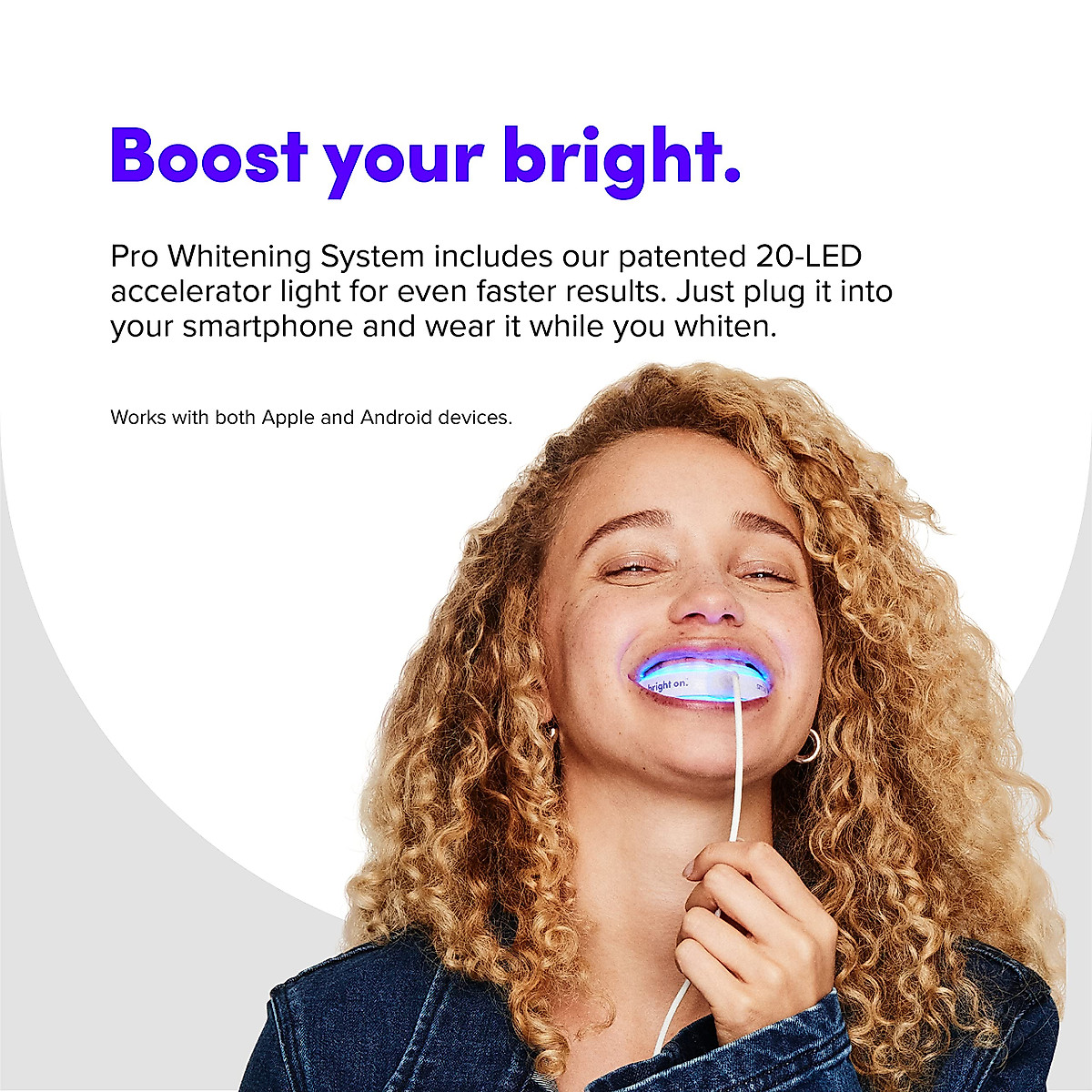 SmileDirectClub Pro Teeth Whitening Gel System with LED Light - 4 Pack Pens and Whitening Toothpaste - Professional Strength Hydrogen Peroxide - Pain Free and Enamel Safe