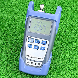 Fiber Optic Power Meter with 30KM Aluminum Visual Fault Locator FC-LC Adapter Fiber Optic Cable Tester Test Test Tool for CATV Telecommunications Engineering Maintenance
