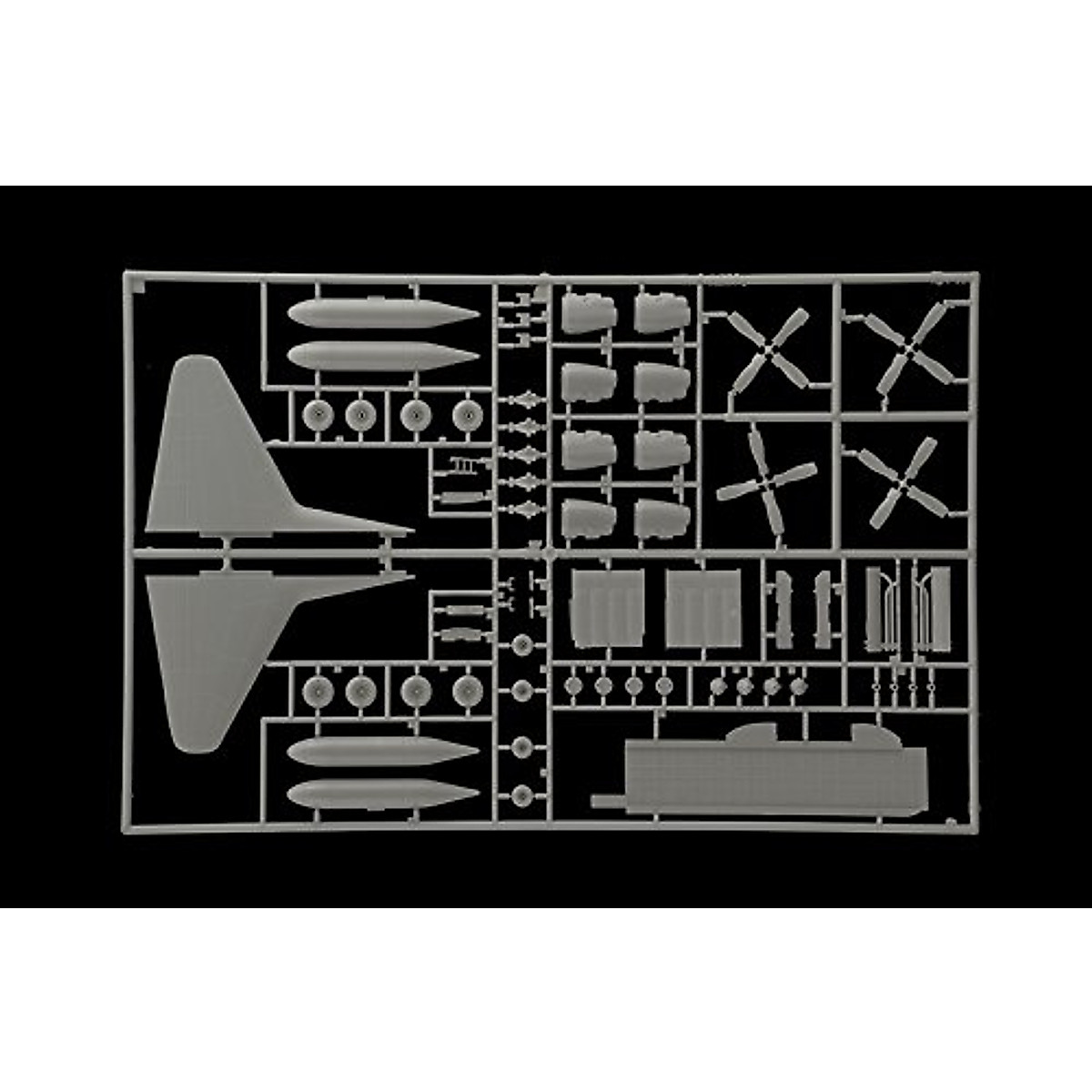 Italeri 1310S 1/72 AC-130H Spectre,Grey