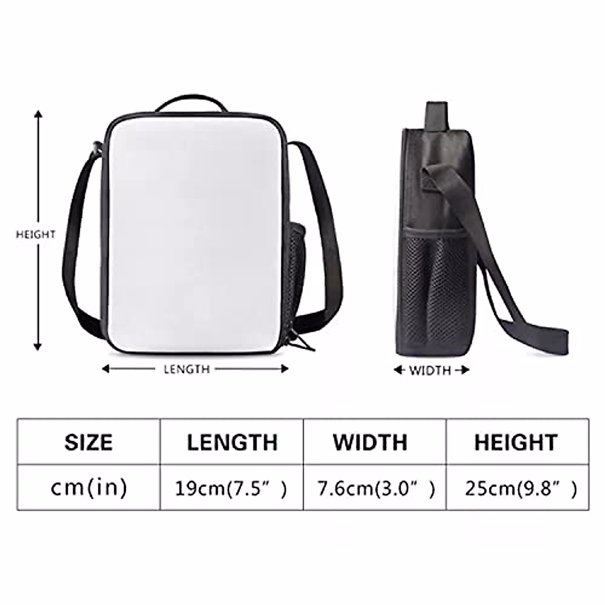 Beauty Collector Backpacks Set Goat Print Cute Bookbags Lightweight with Lunchbag and Pencil Case