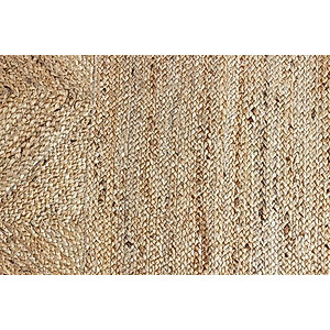 CASAVANI Living Room Jute Rug Indian Handmade Jute Rug Outdoor Doormats Woven Rug Kitchen Natural Jute Rugs for Farmhouse Bathroom Bedroom Doormat