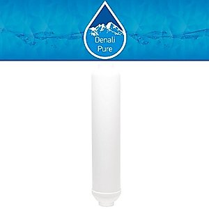Replacement for Aquasafe Home II Inline Filter Cartridge - Universal 10-inch Cartridge Compatible with Aquasafe Home II 5 Stage Reverse Osmosis System - Denali Pure Brand